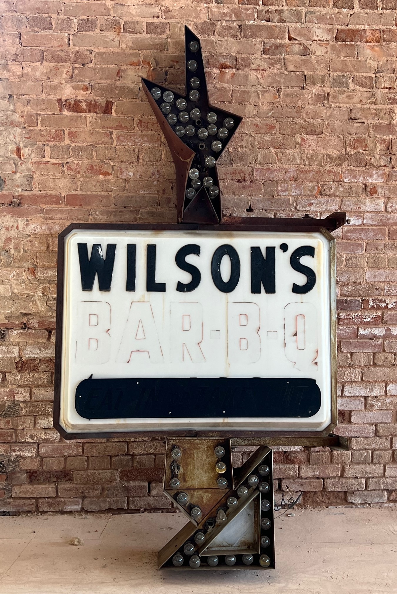 Vintage BBQ sign to hang in Savoy | Southwest Ledger