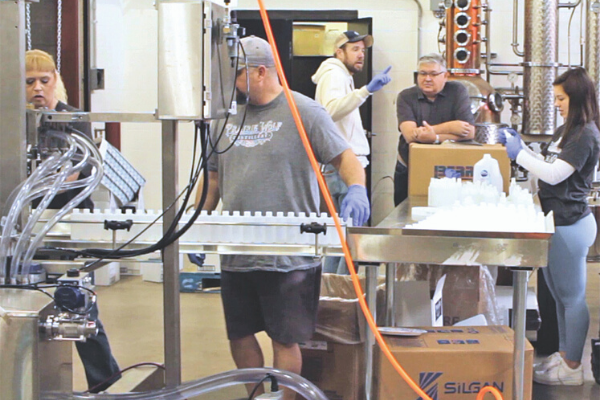 Spirit of helping: Distillery steps up to make Hand Sanitizer ...